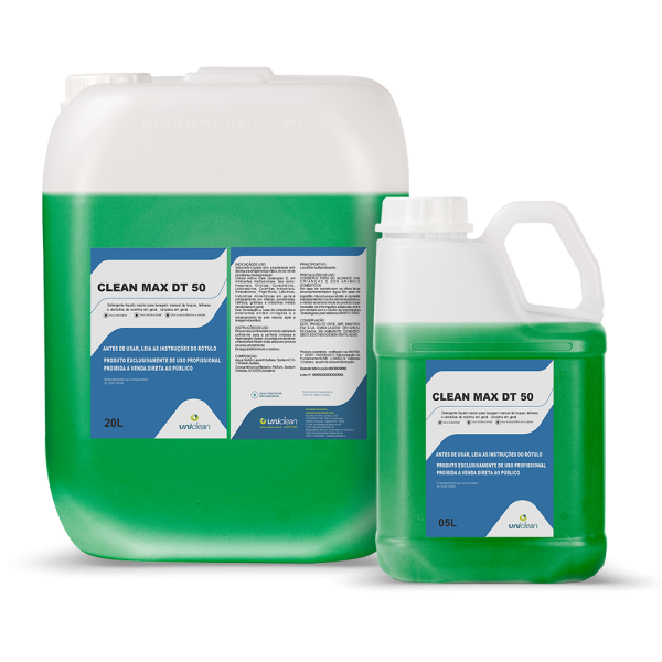 Detergente líquido neutro - CLEAN MAX DT 50 - Uniclean
